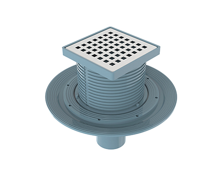 Square Drain Vertical Outlet I Series | Gravity Drainage Engineering