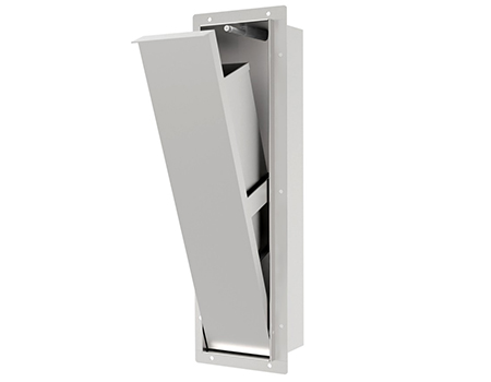 Recessed Bathroom Trash Can | Hidden Stainless Steel Waste Bins